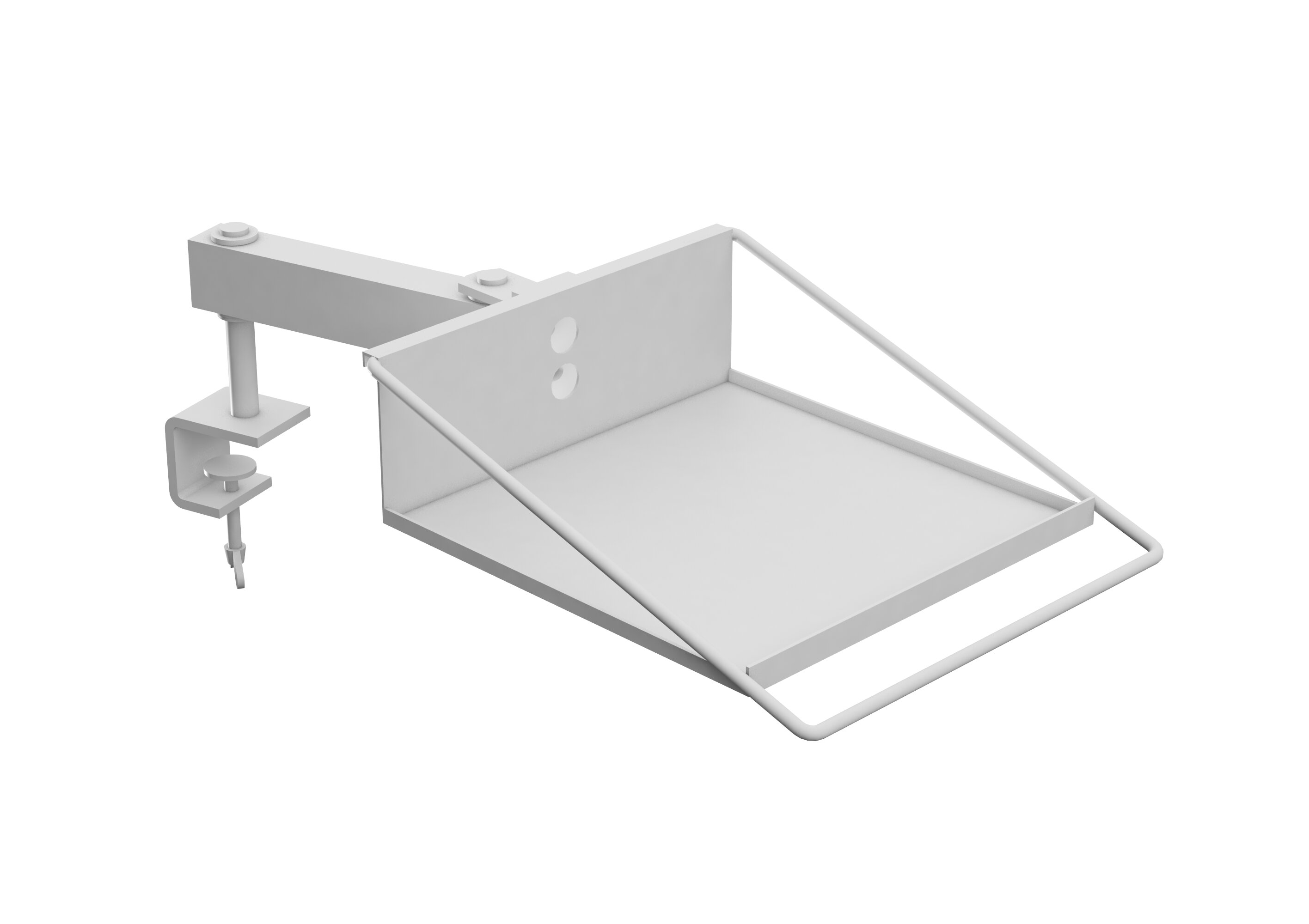 Support d'instrument 250x250 fixation sur plateau | Treston