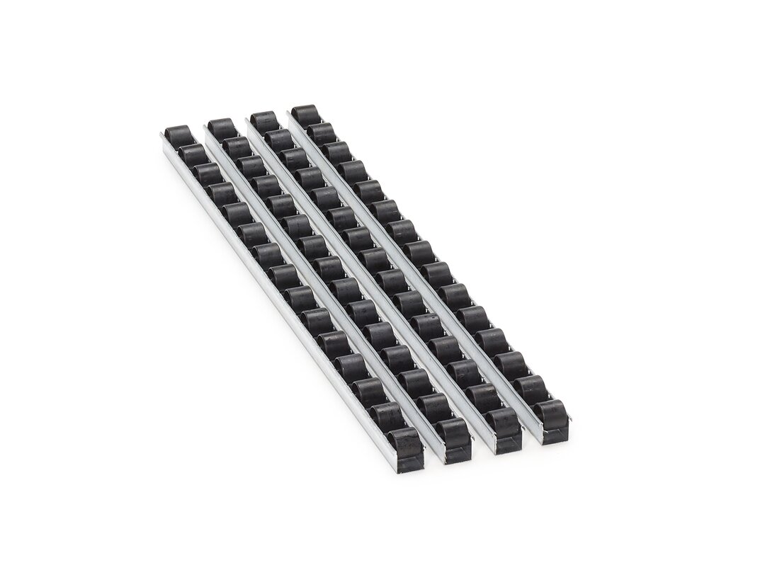 Ensemble de 4 rails à galets ESD pour stockeur FiFo Flowrack | Treston